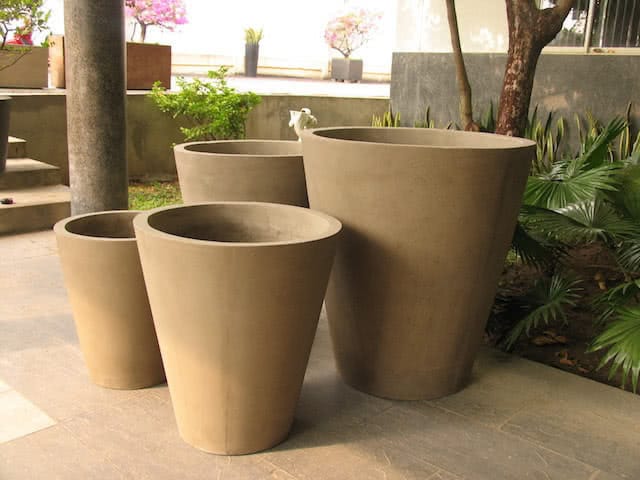 Lightweight Cone Planter: Modern Elegance in Four Sizes