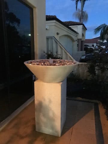 Modern Design Contemporary Bowl with Custom Flow Options