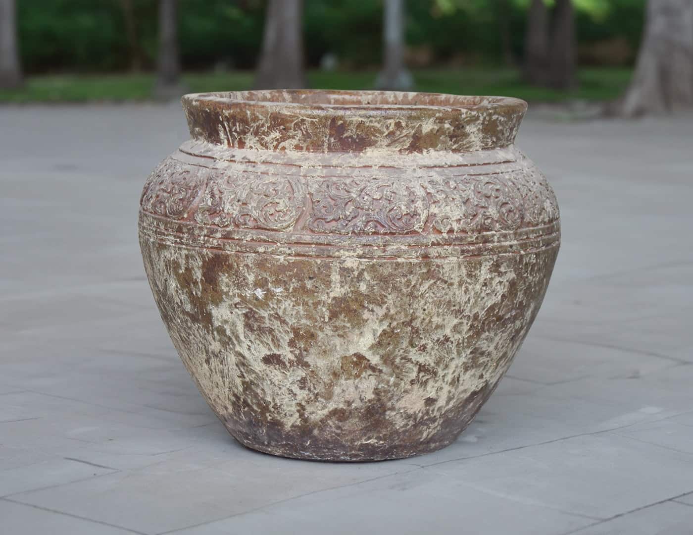 Classic Alicante Urn Made from High Fired Terracotta Clay