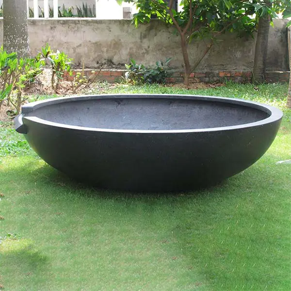 Low Bowl with Spillway Planter | The Outdoor Decor Company
