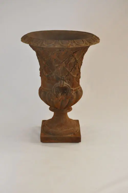 Classical Urn | Marine Grade Fibreglass Rust Finish In Stock